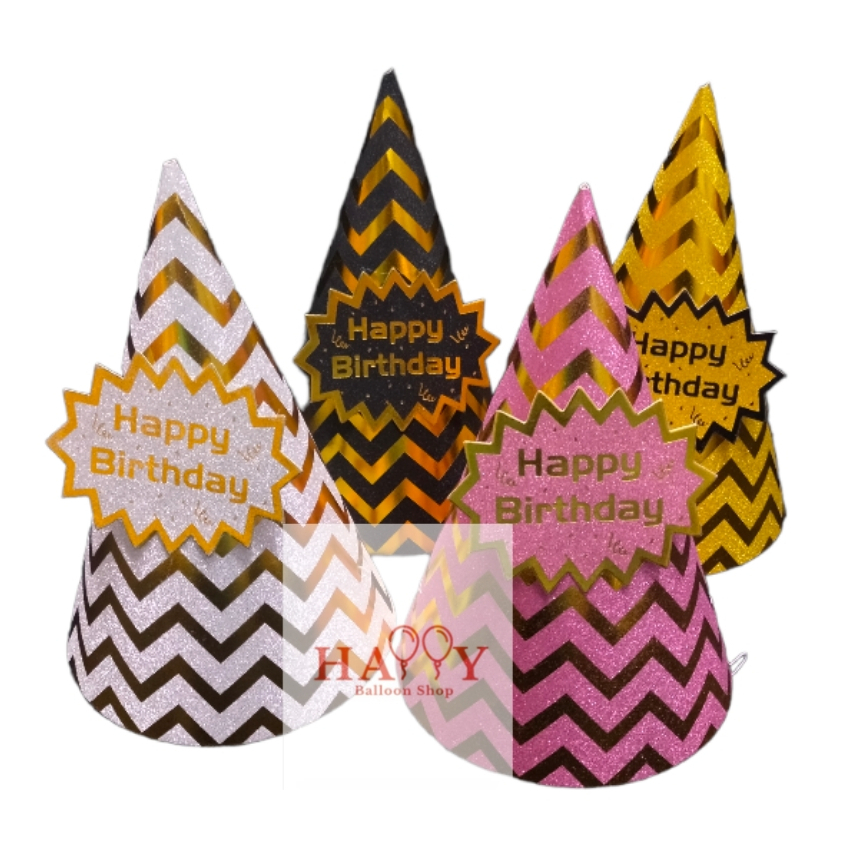 CAP/HAT HAPPY BIRTHDAY PAPER (TOPI HAPPY BIRTHDAY) | Shopee Singapore