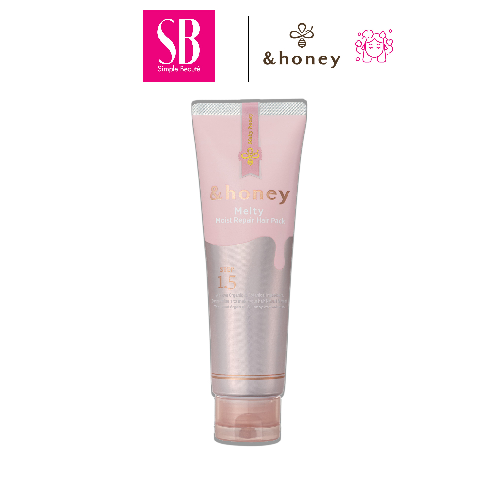 &Honey Melty Moist Repair Hair Pack Treatment (130g) | Shopee Singapore