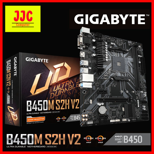 GIGABYTE B450M S2H AMD SOCKET AM4 MOTHERBOARD | Shopee Singapore