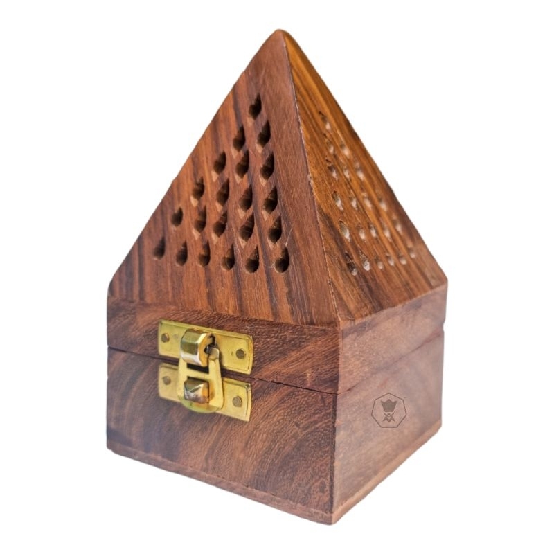 KAYU Mabkhara Pyramid Used Bakhoor from Indian Padouk Wood | Shopee ...
