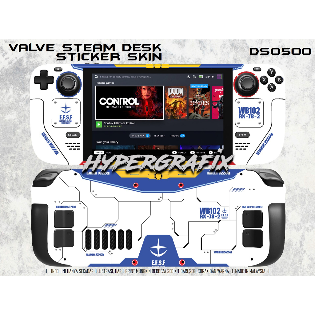 Steam Deck Sticker Skin 0500 | Shopee Singapore