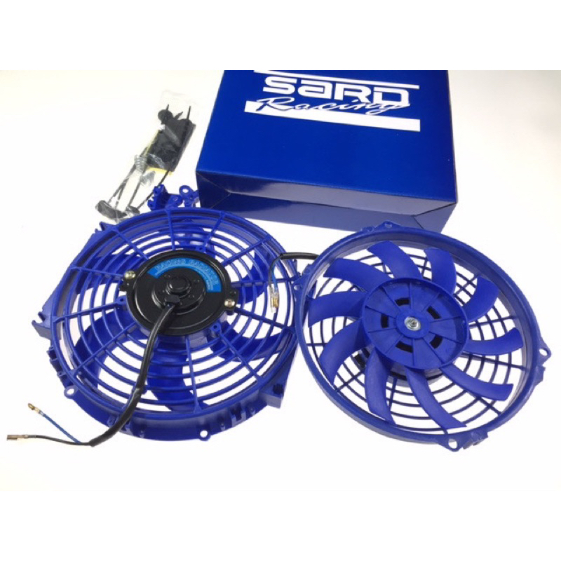 SARD radiator fan 10'' BLUE color This fan can be configured in a PUSH ...