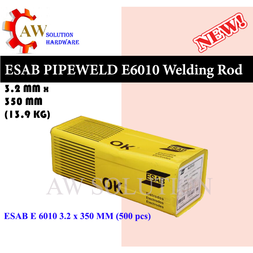 ESAB PIPEWELD E6010 Welding Rod 3.2mm x 350mm (13.9KG) | Shopee Singapore