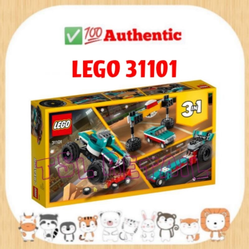Lego 31101 Creator 3-in-1 Monster Truck | Shopee Singapore