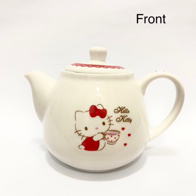 Hello Kitty 430ml Ceramic Teapot 2021 Sanrio | Shopee Singapore