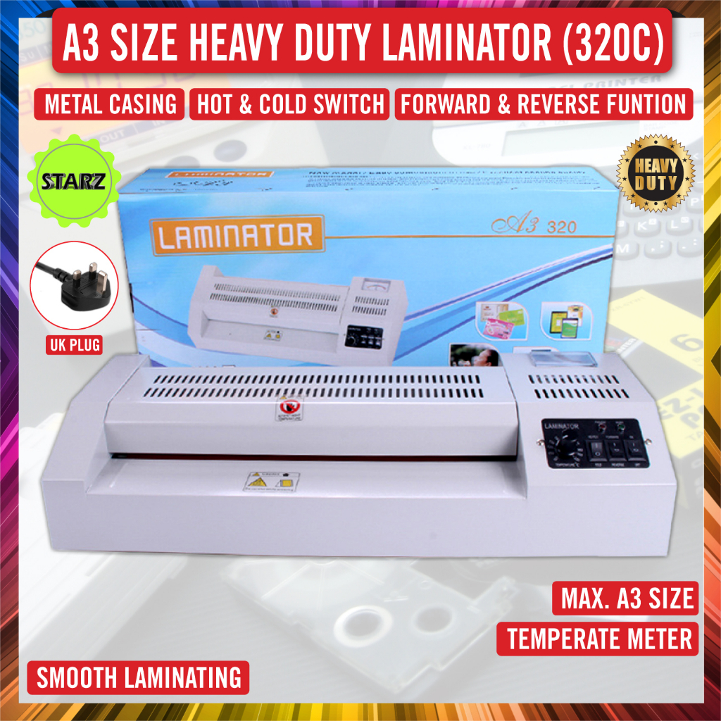 Heavy Duty A3 Size Laminator Machine / A3 Mesin Laminate / Metal Casing ...