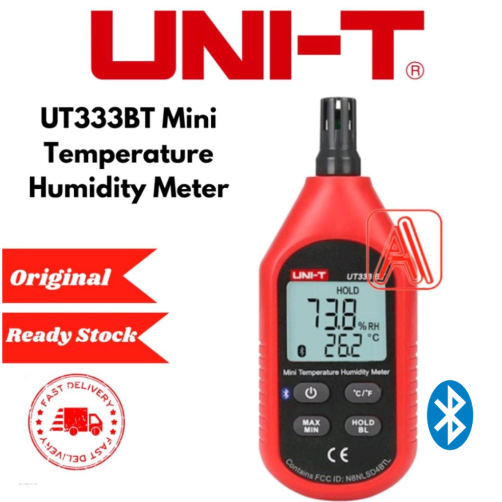 UNI-T UT333BT Mini Temperature Humidity Meter | Shopee Singapore