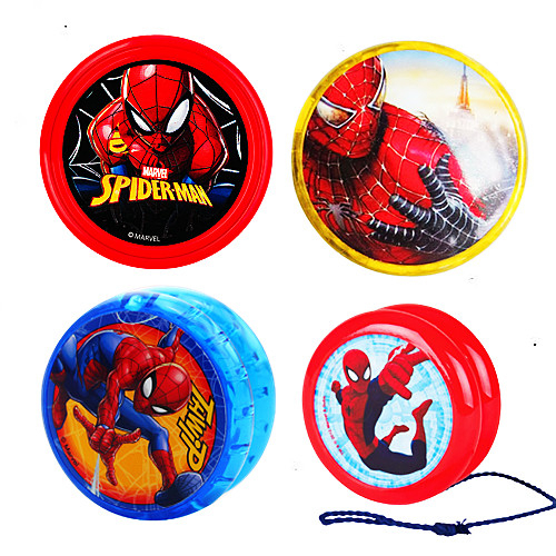 Yoyo LED Light SpiderMan Creative YO-YO Cartoon Yoyo Cool Toy Ball ...