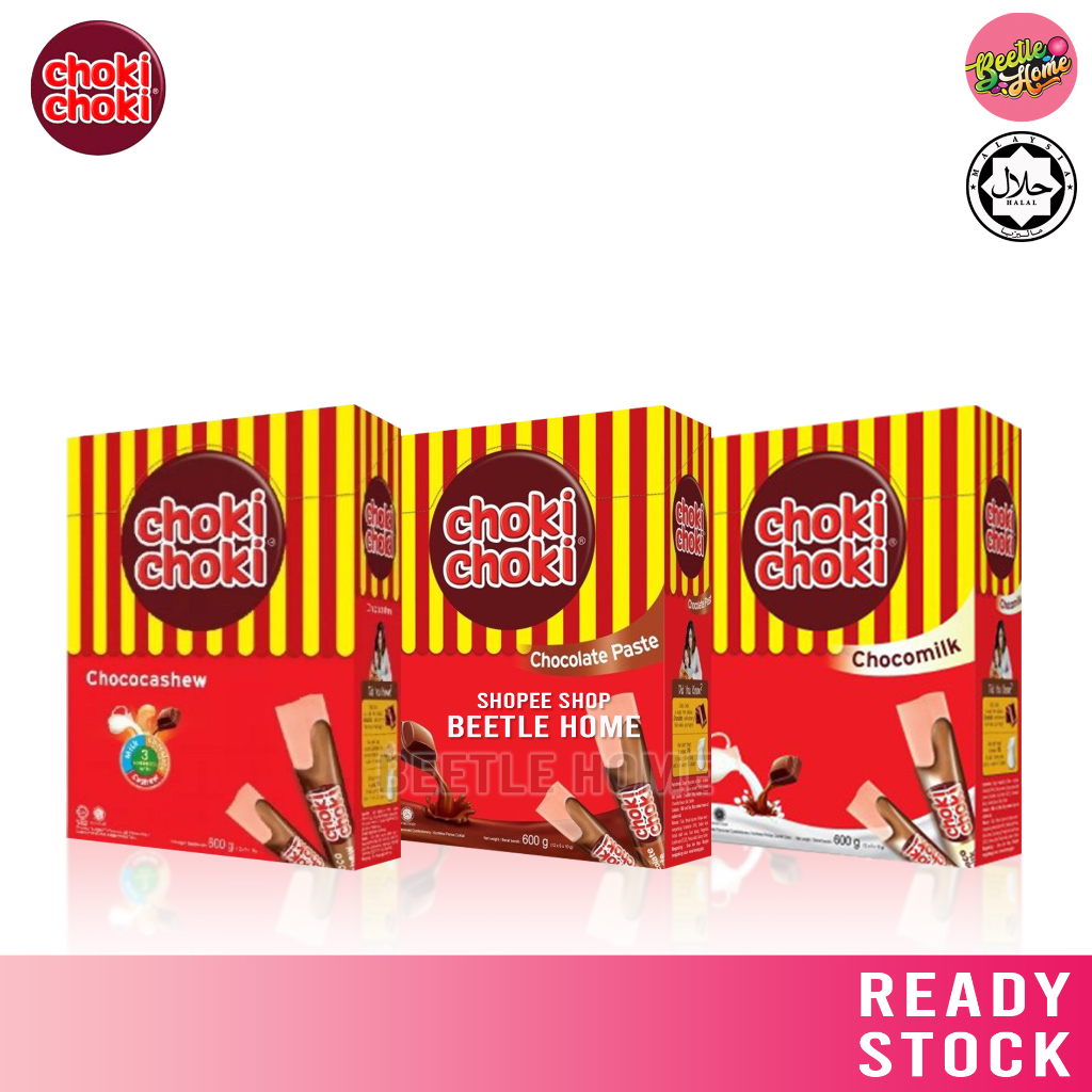 Choki Choki Chocolate Stick 60 Sticks Chokichoki Cashew Coklat Party ...