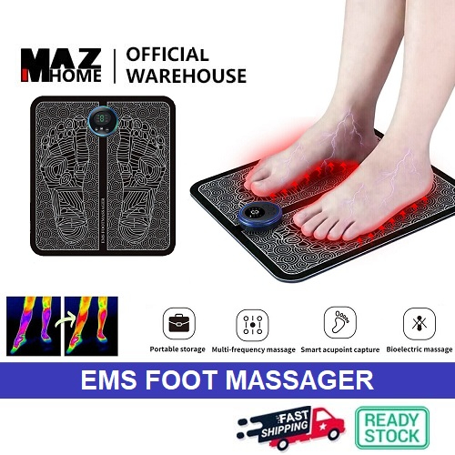 Ems Foot Massage Pad Feet Simulator Patch Koyok Detox Buang Toksin 8073