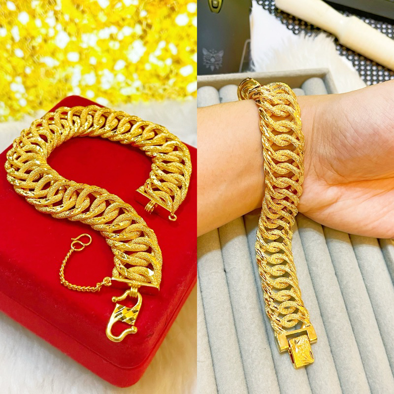 Cop 916 SAND HOOK LIPAN HAND CHAIN (bangkok gold / 24k Korean gold ...