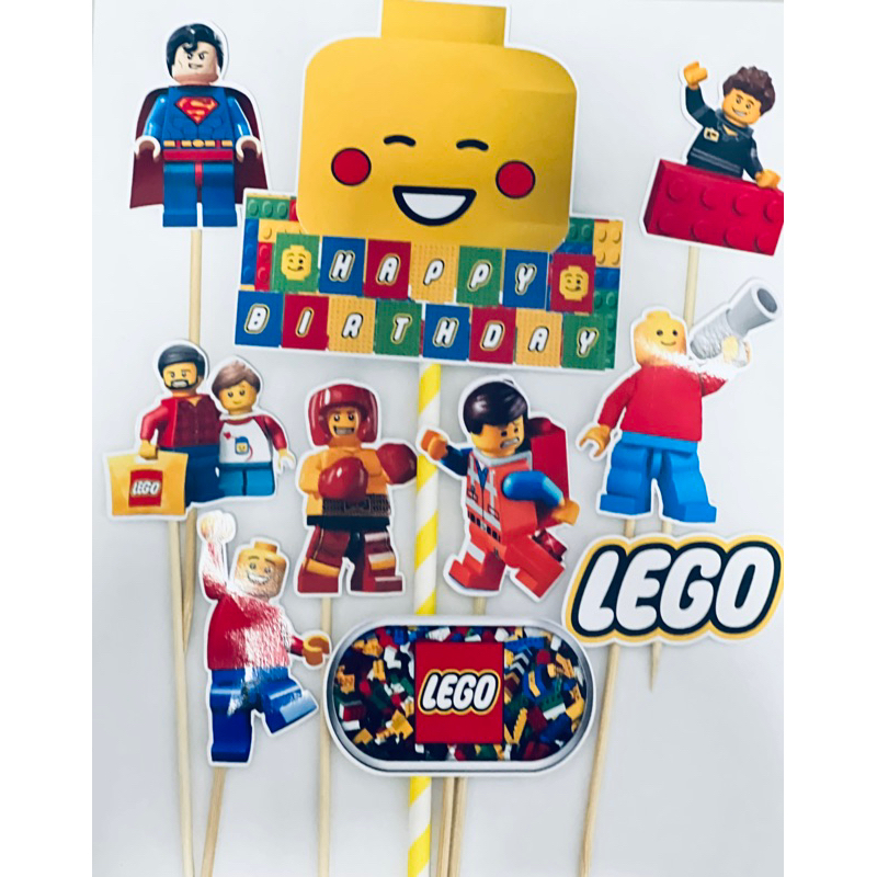 Lego Cake Topper Deco | Shopee Singapore
