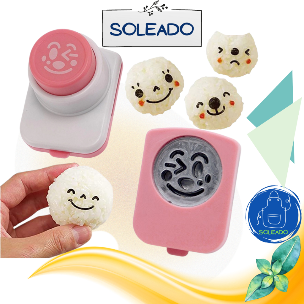 DIY Smiling Face Sushi Tool Seaweed Nori Mold Punch Cutter Creative ...