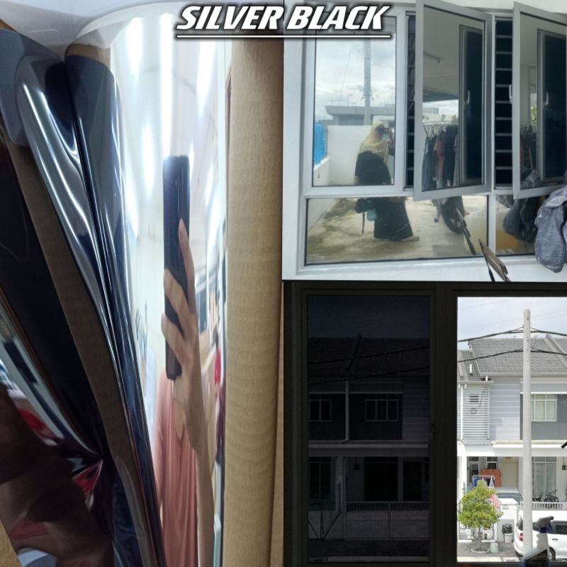 [CUSTOM SIZE] Tinted rumah / Window Film /Siap potong / tinted ...
