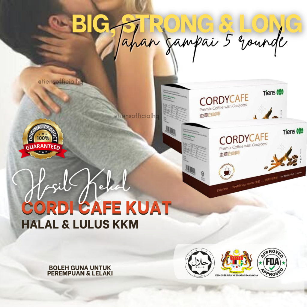 Cordy CAFE 100% Strong Coffee WITH CORDYCEPS CORDYCAFE Immunity System ...