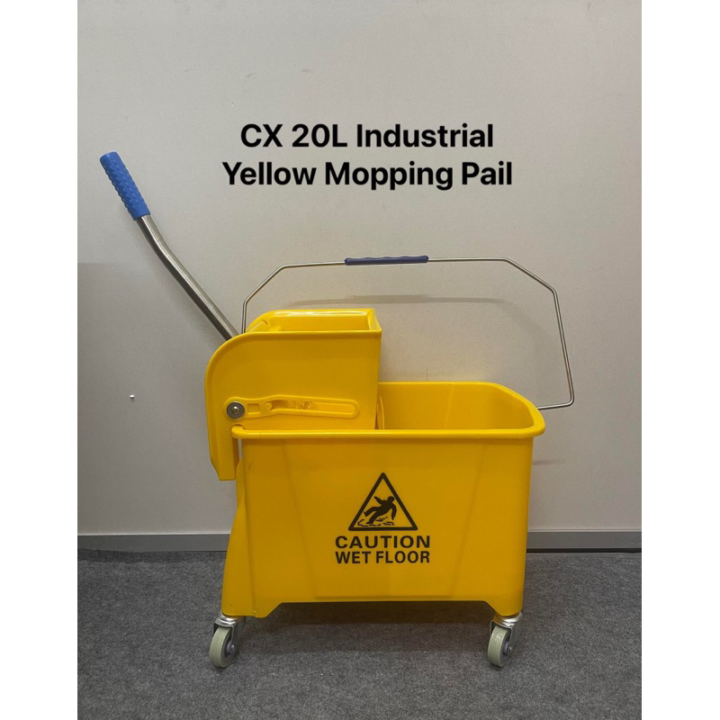 CX 20L Heavy Duty Commercial Industrial Plastic Yellow Mop Mopping ...