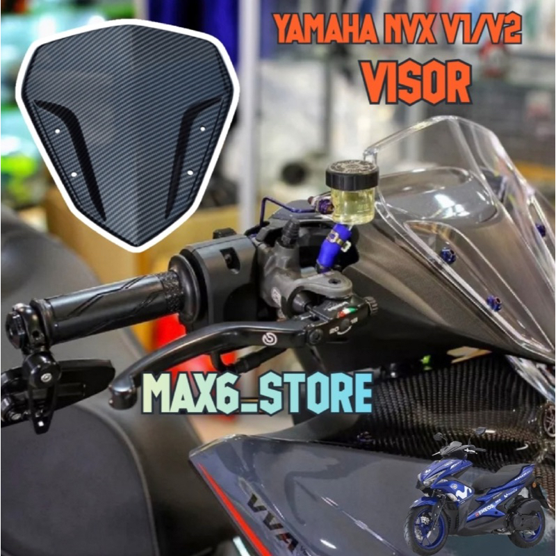 YAMAHA NVX155 V1 V2 V3 ABS NVX AEROX Visor Shield Cutting Windshield ...