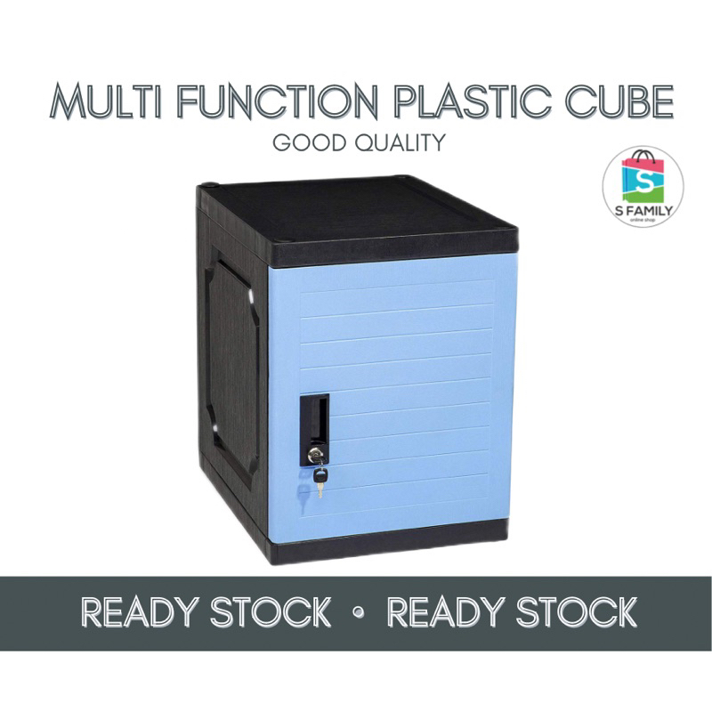 Multi-Purpose Plastic Storage Cube Locker With Lock 多功能塑料储物柜 | Shopee ...