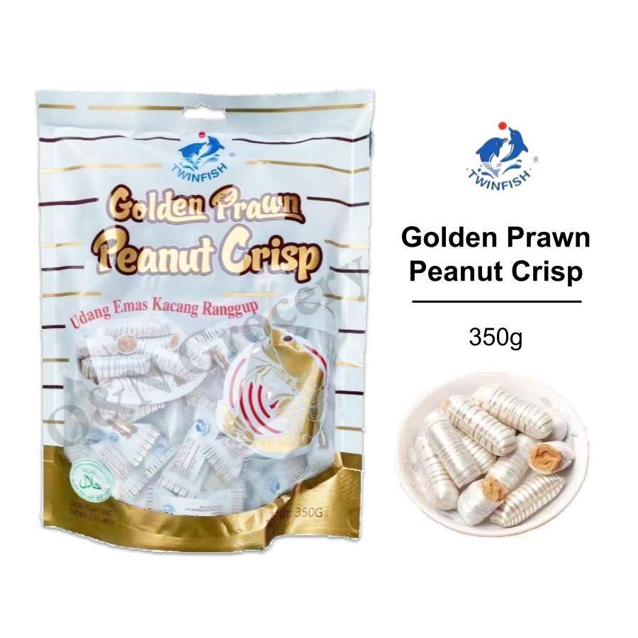 Twinfish Golden Prawn Peanut Crisps Candy 350g (Halal) | Shopee Singapore