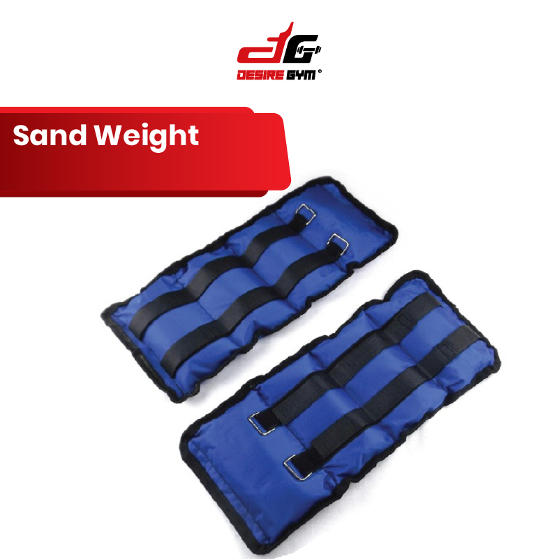 Desire Gym Sand Weight Wrist Arm Leg Weight Pair (1kg/2kg/3kg/4kg/5kg ...