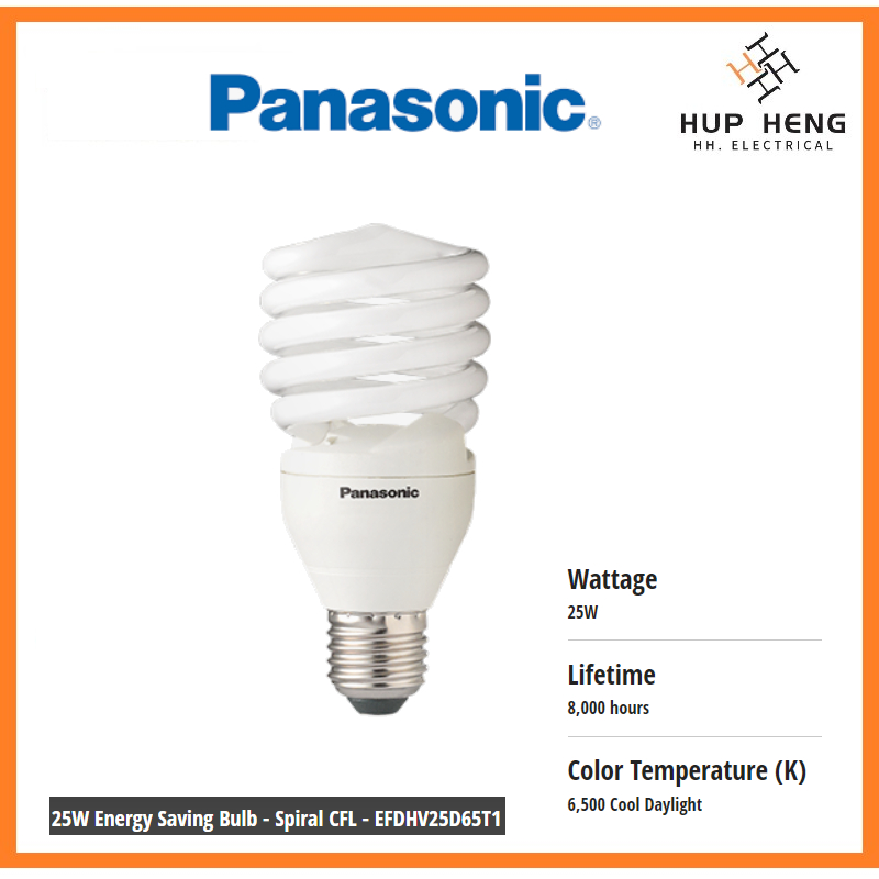 PANASONIC 25W SPIRAL DAYLIGHT BULB | Shopee Singapore