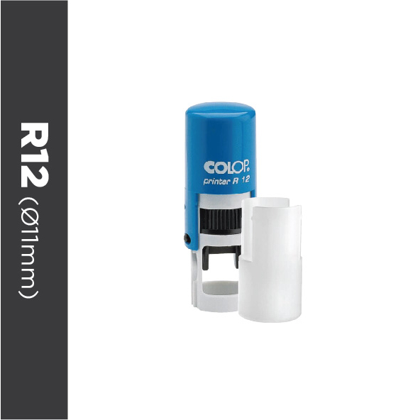 SAME DAY POS * Rubber Stamp * COLOP Printer Line | Round Stamp Self ...