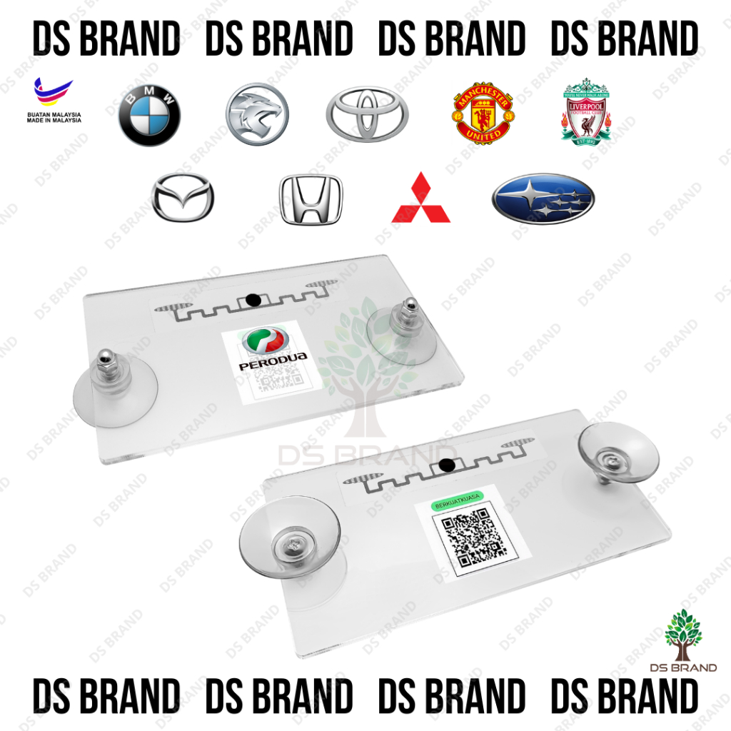 NEW 2in1 e-LKM QR Code Roadtax / Roadtax + RFID Holder Compact Design ...