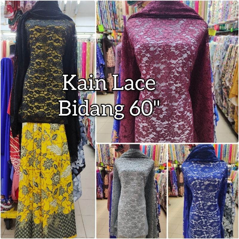 Kain Lace / Premium Lace (Sesuai utk kebaya, dress dll) | Shopee Singapore