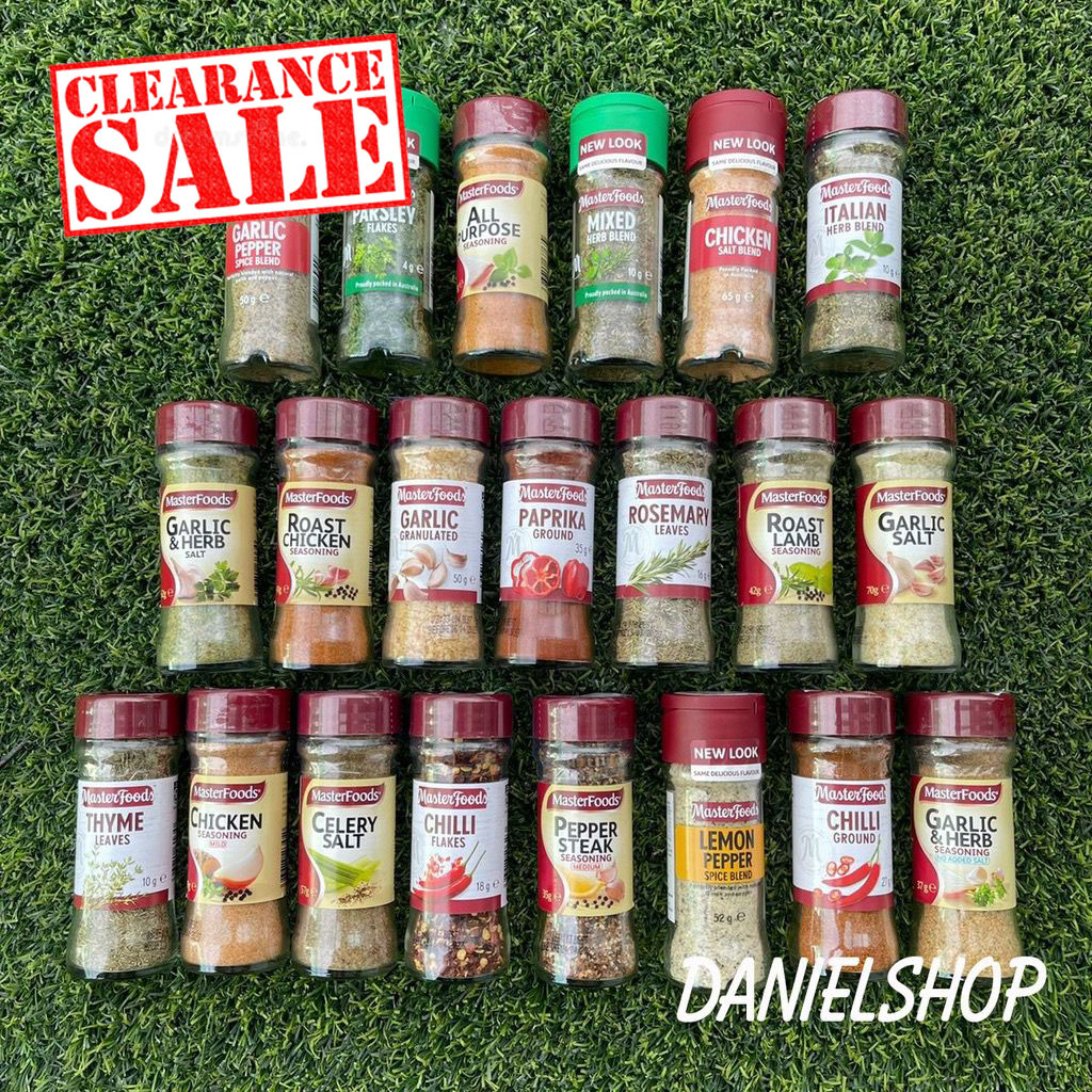 MasterFoods Herbs and Spices | All Purpose/ Garlic Herbs/Celery Salt ...