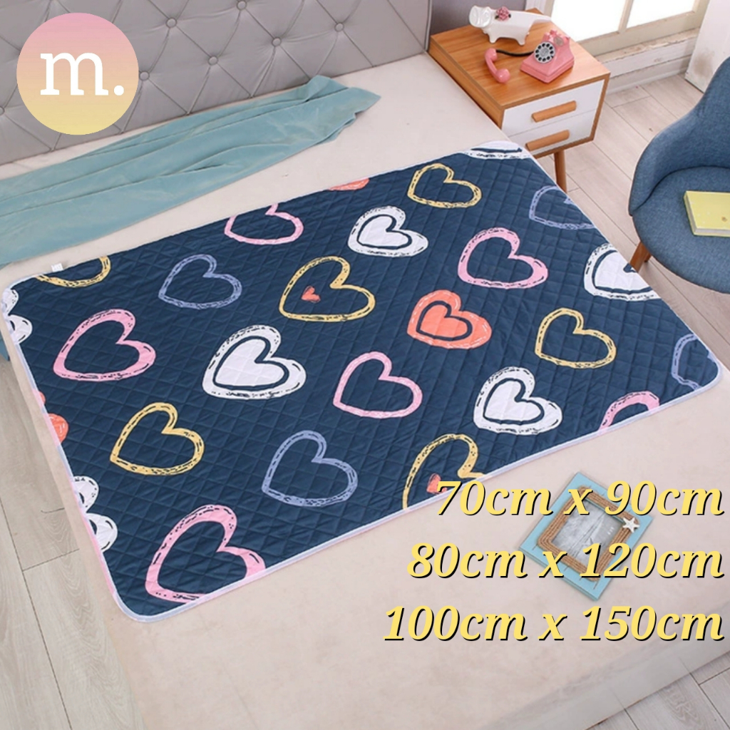 Baby Diaper Changing Mat Waterproof Washable Mattress Protector Pelapik ...