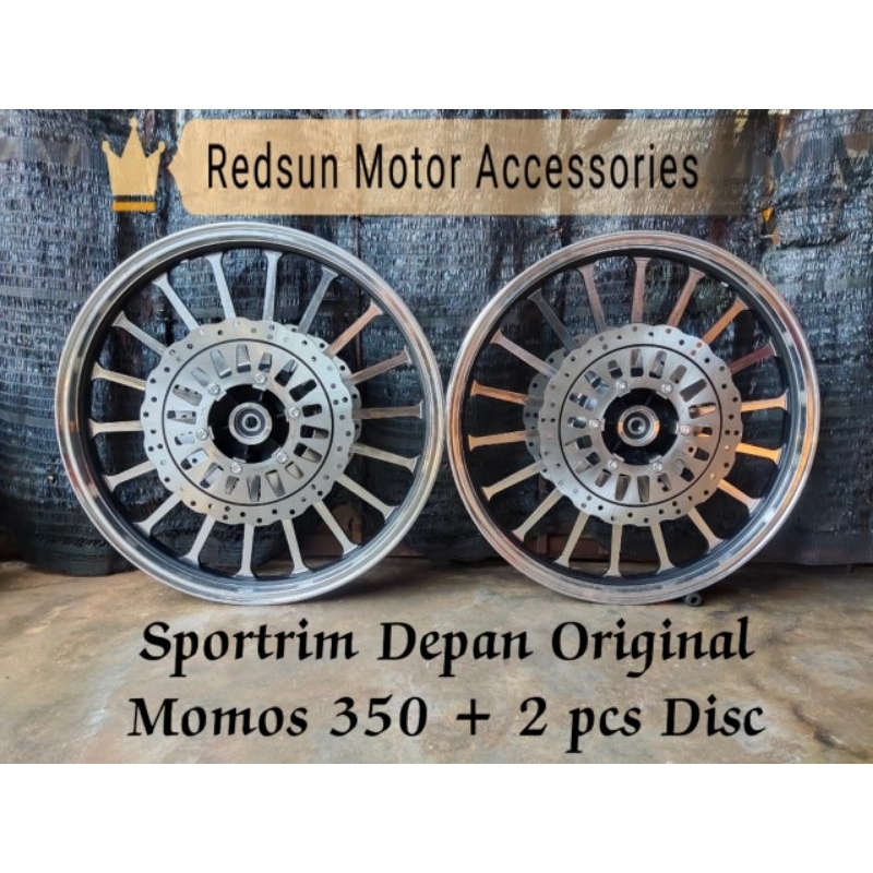 Sportrim 21 inch Momos 350 Ready Disc Left Right | Shopee Singapore