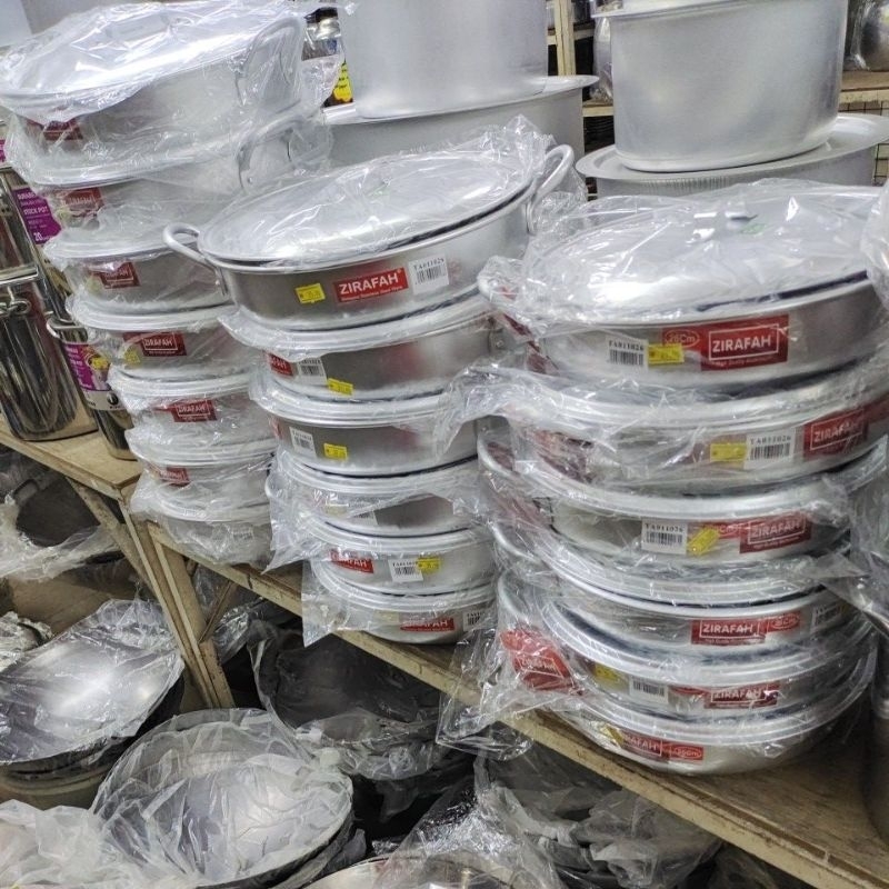 Zirafah High Quality Aluminium Indian Pot / Indian Kwali / Cooking Pot ...