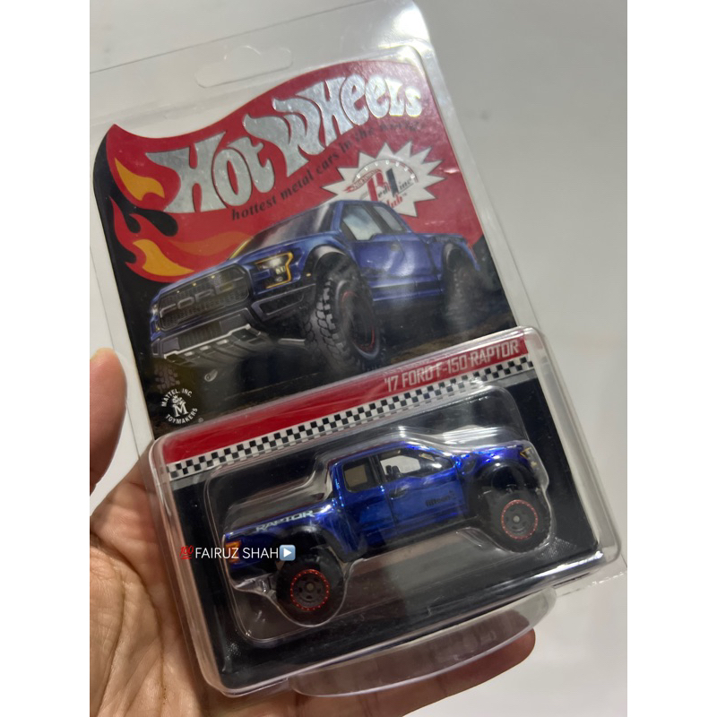 Hot Wheels Premium RLC - Ford F150 Raptor - Spectraflame Blue | Shopee ...