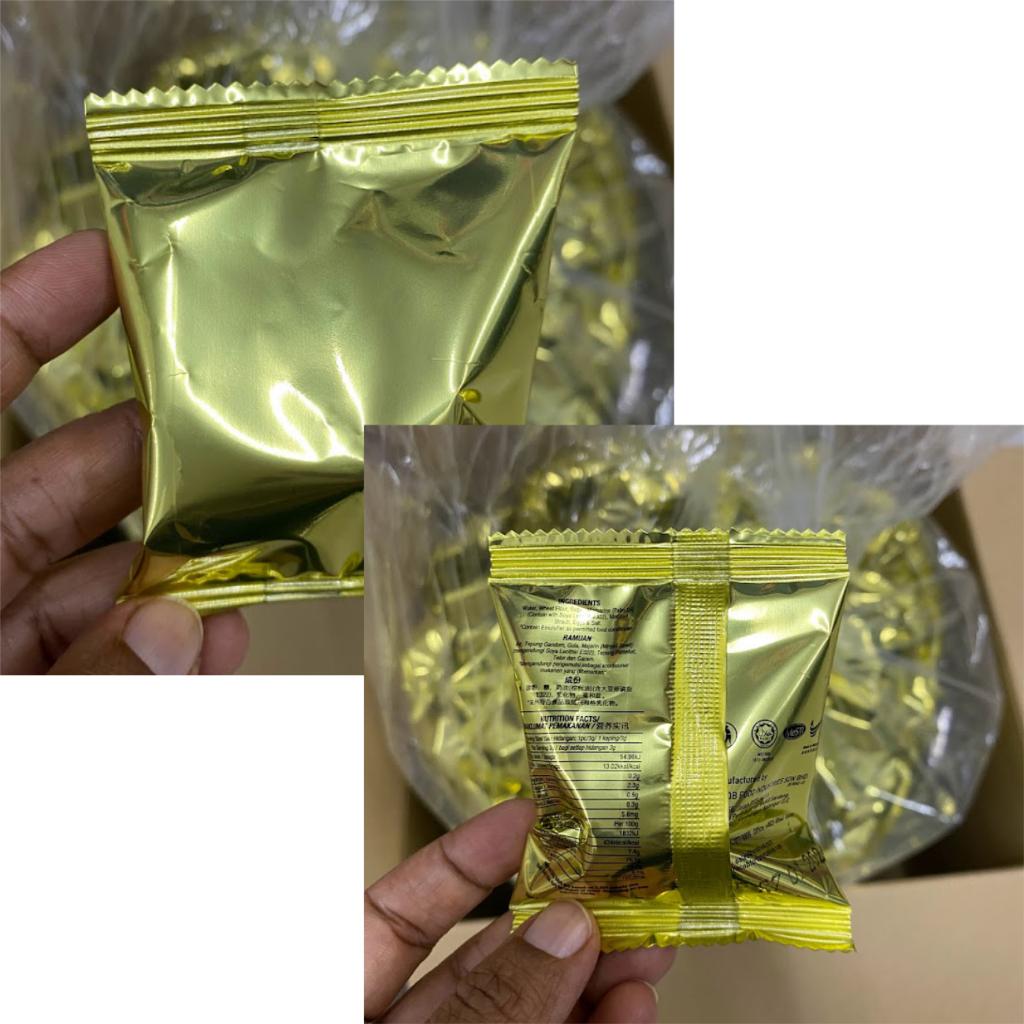 25 Pieces Famous Gold Premium Fortune Cookies / Loose Cookies / No Box ...