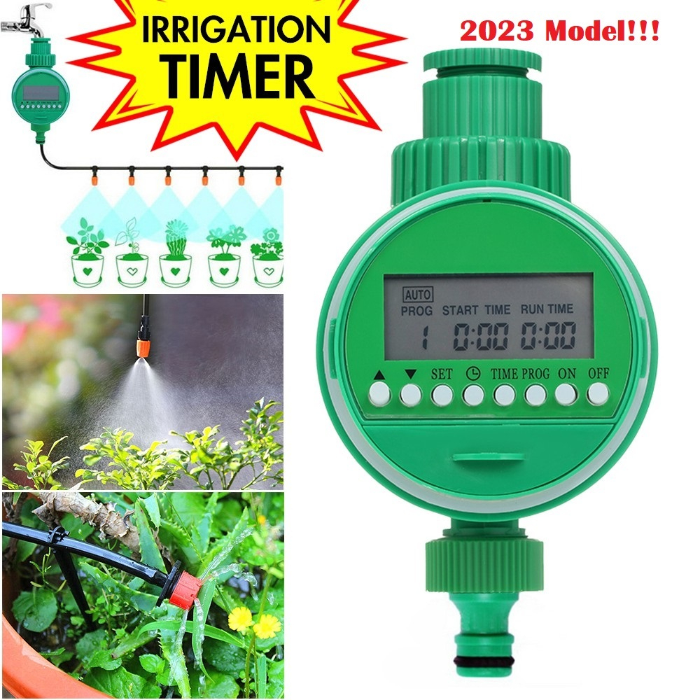 Automatic Electronic Water Timer Garden Irrigation Timer with LCD ...