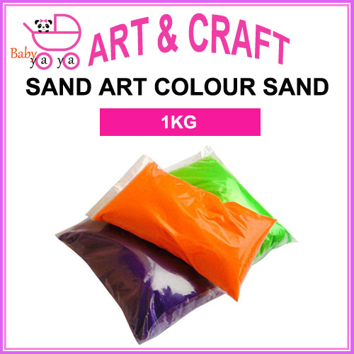 Babyyayaya Sand Art Color Sand 1KG/Sand Toys For Kindergarten/Colored ...