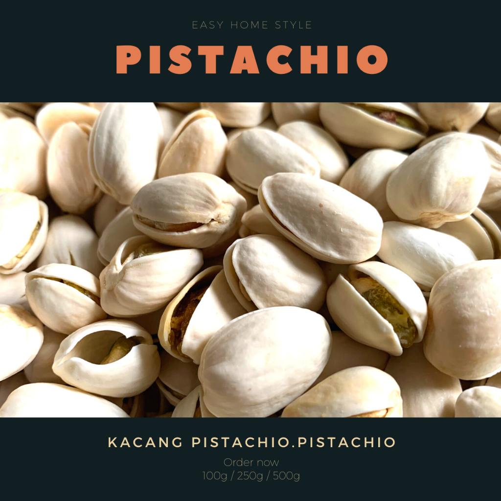 500g Kacang Pistachio - Snek Sihat Kacang Cerdik / 500g Natural ...