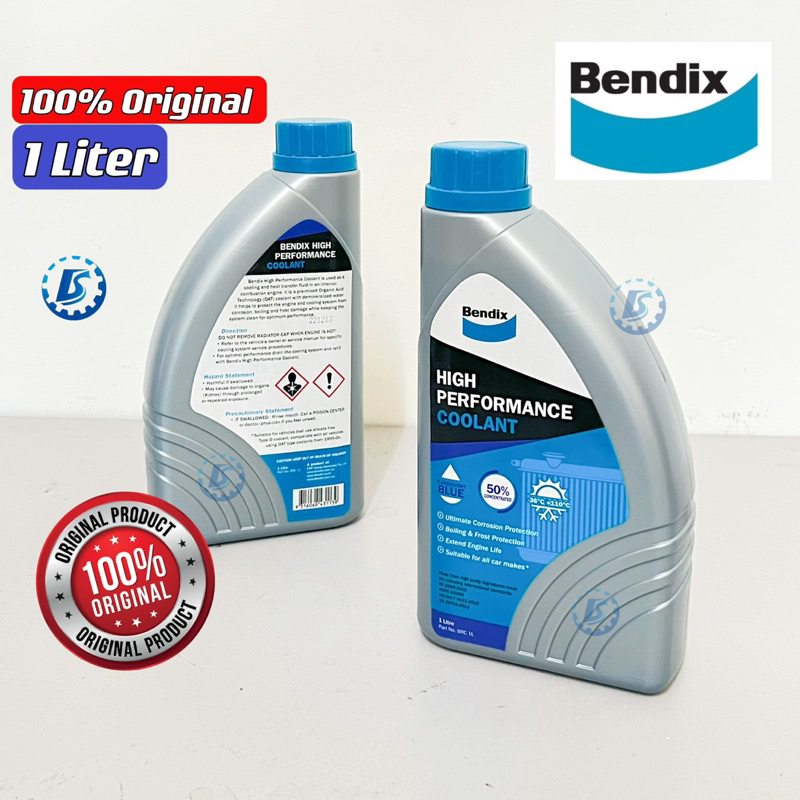 BENDIX High Performance Radiator Coolant (blue) 1 Liter | Shopee Singapore