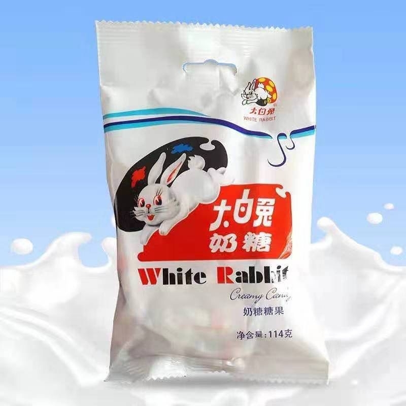 Big White Rabbit Milk Candy 114g Childhood Flavor Original Flavor Milk ...