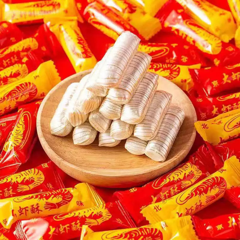 [Jinyida] Old Beijing Crisp Shrimp Crisp Peanut Crisp Heart Candy 12pcs ...