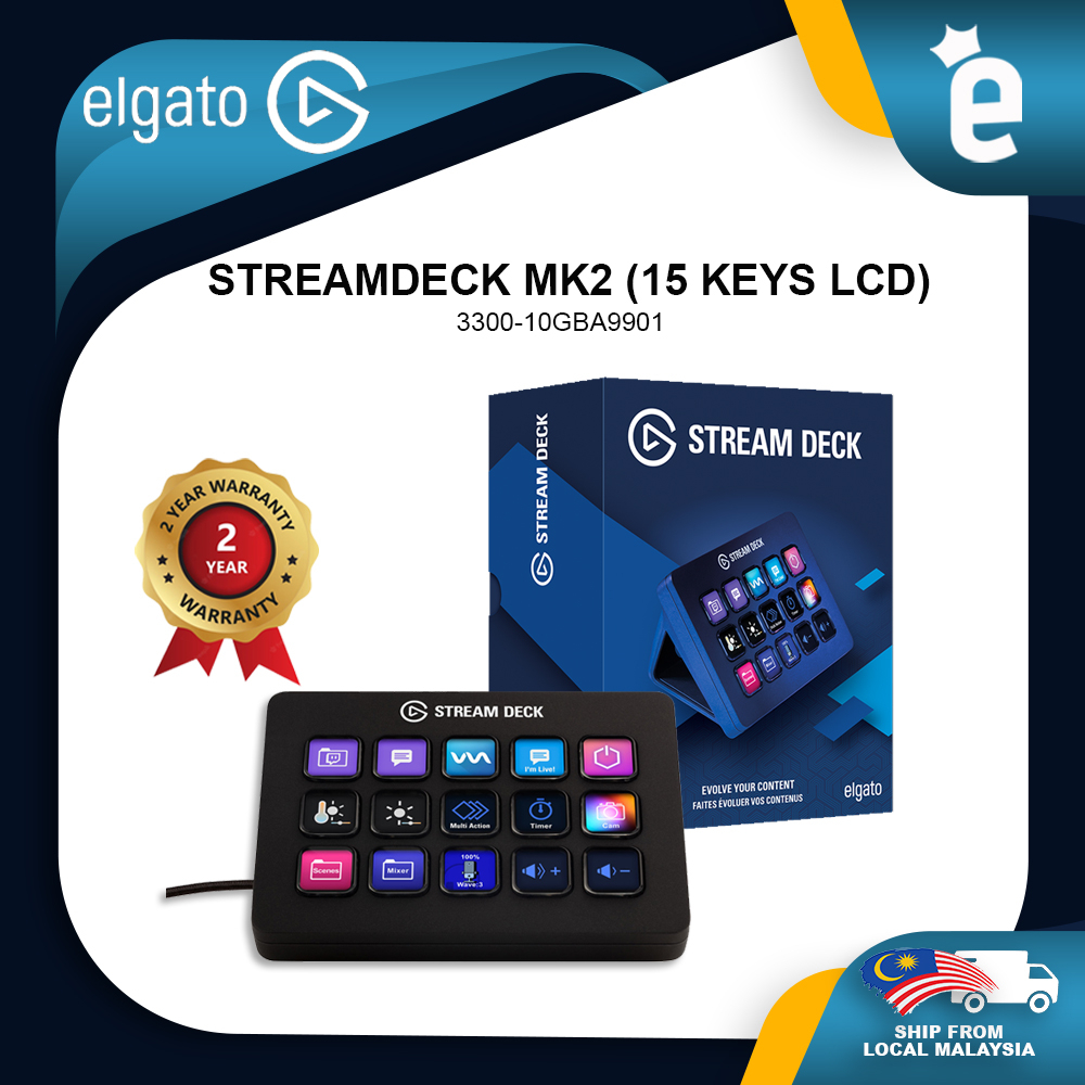 Elgato Stream Deck MK2 15keys LCD Content Creation Controller | Shopee ...