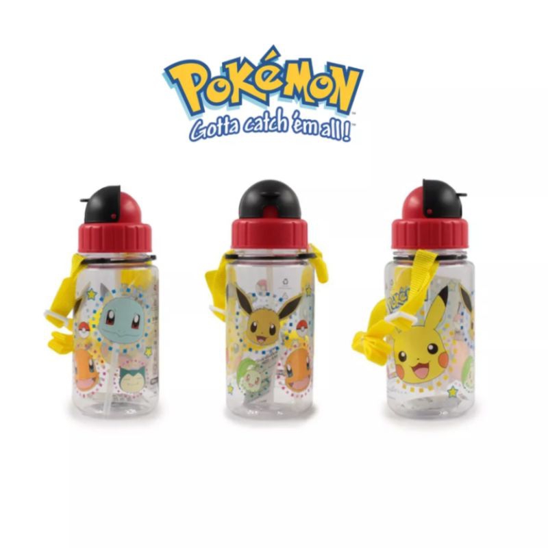 9322 Pokemon Eevee Squirtle Charmander Pikachu Water Bottle Tritan ...