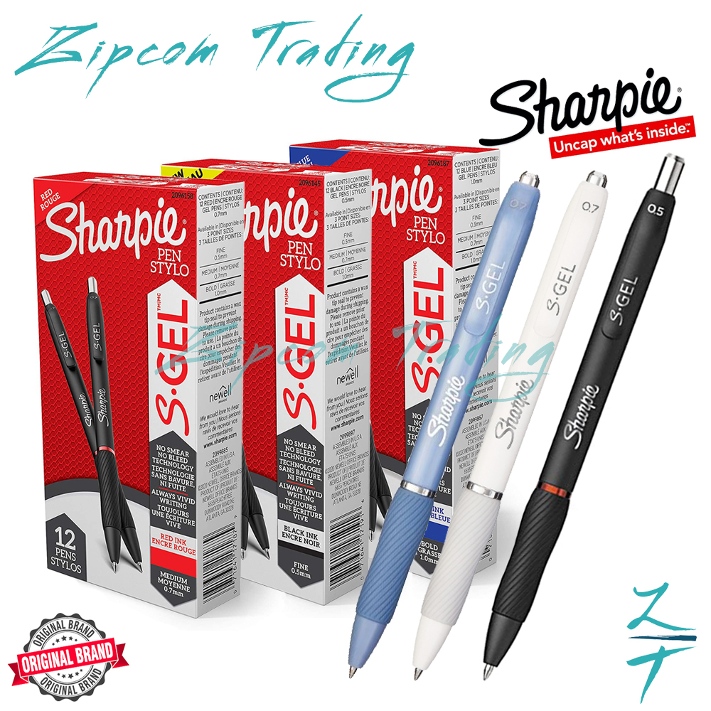 Sharpie S-Gel Pen / S-Gel Refill (0.5mm & 0.7mm) | Shopee Singapore