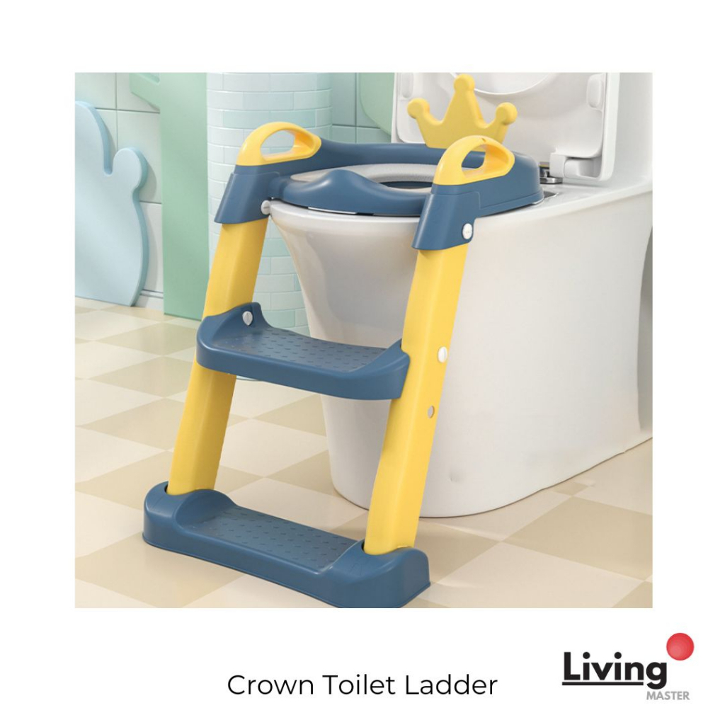Crown Toilet Ladder Training Seat with Adjustable Toilet Ladder For ...