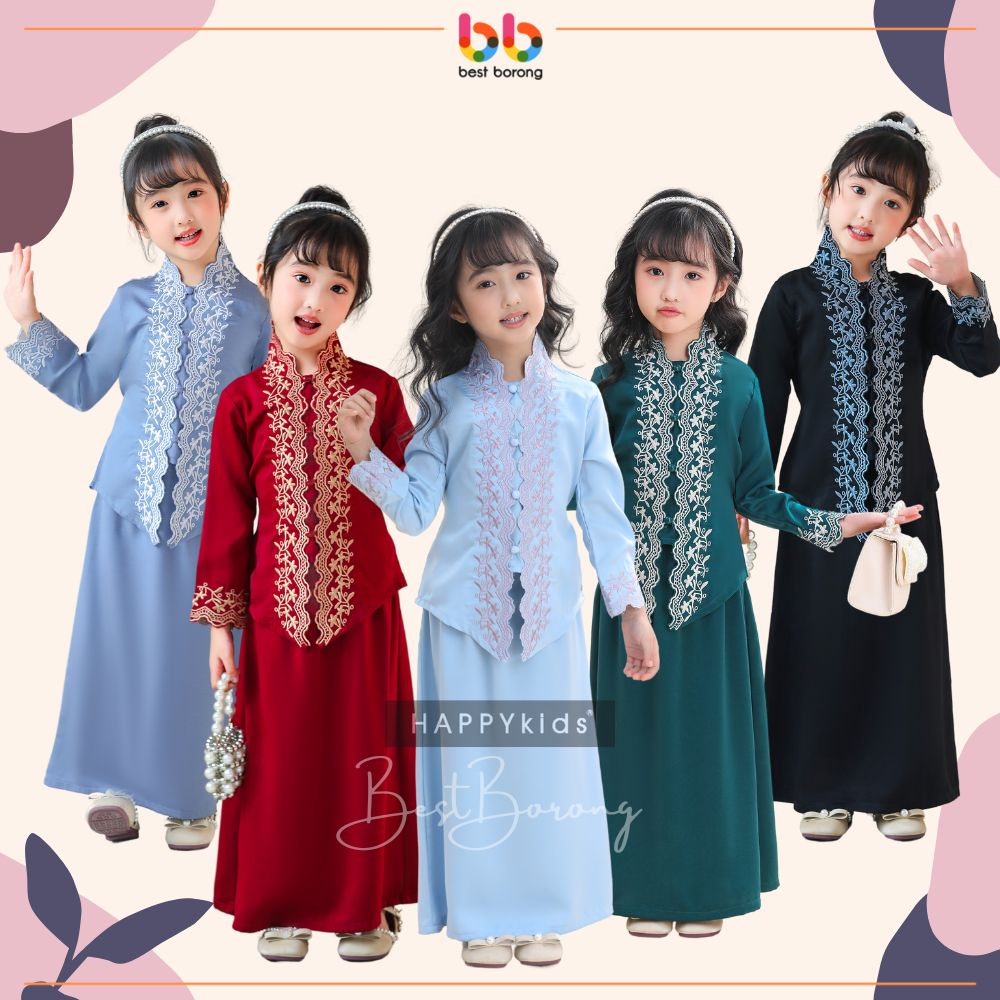 Happykids Baju Raya 2024 Brackets Boys Girls Girls Fashion Peplum ...