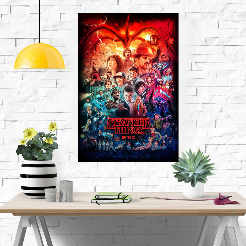 Stranger Things A3 Poster Or A3 Frame Wall Decoration | Shopee Singapore