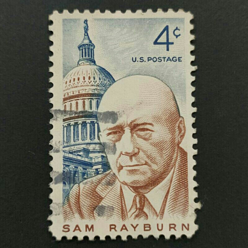 1962 Stamp USA-Complete Unique Used Stamp-4c Sam Rayburn US Congressman ...