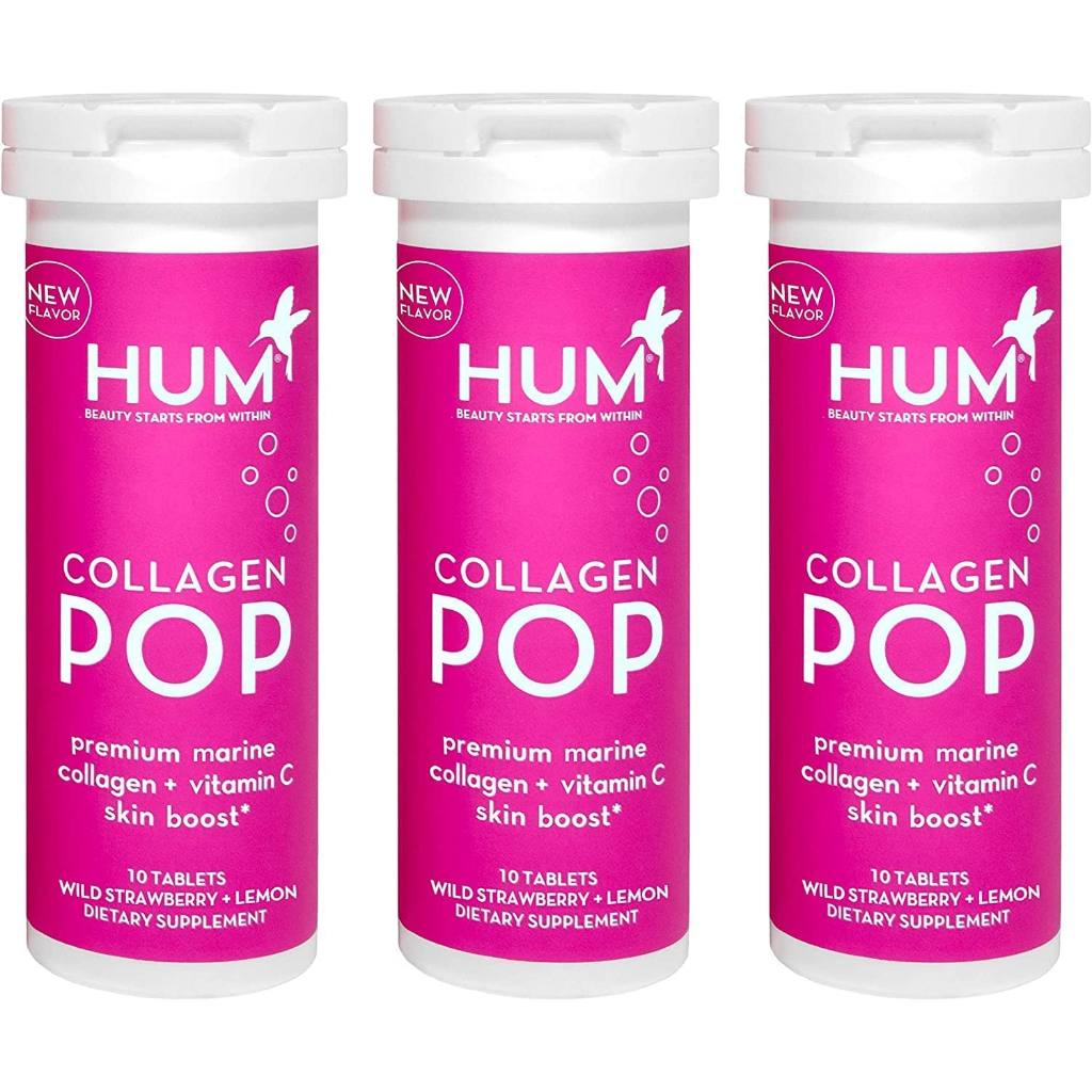 HUM Collagen Pop - Collagen 10 Tablet for Skin - Collagen Supplement to ...