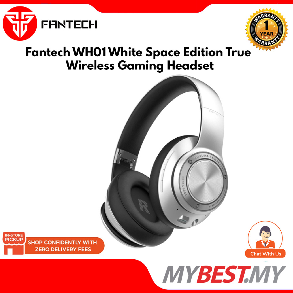 Fantech WH01 White Space Edition True Wireless Gaming Headset | Shopee ...