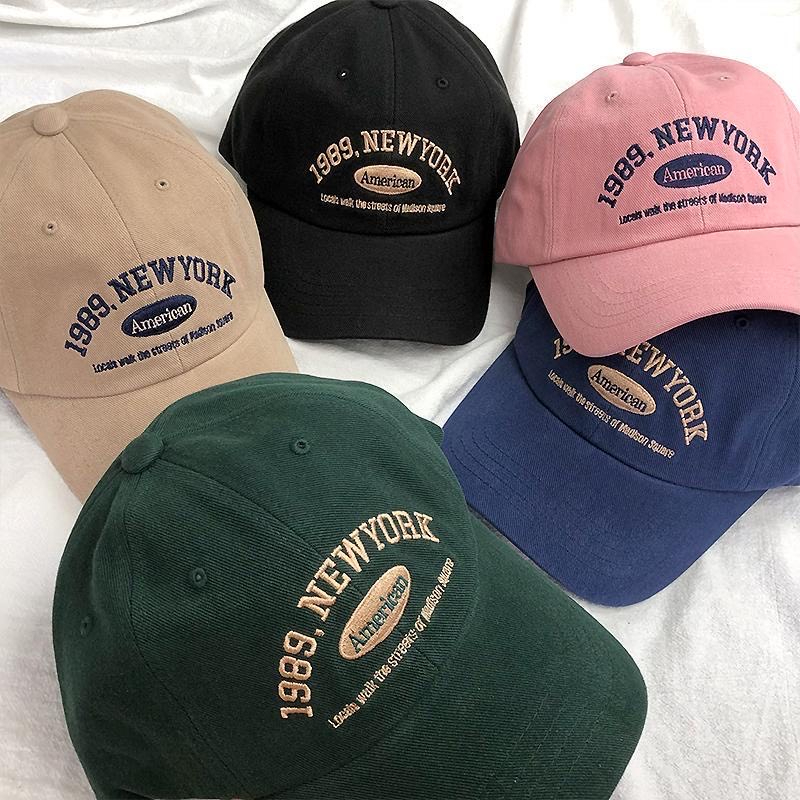 Stok Sedia Ada Topi Baseball Cap New York 1989 Design Hat Visors Cap ...